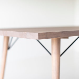 Dining Table, Wood Tapered Leg Kitchen Table - Etsy