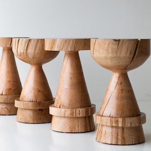 Organic Modern Counter Stool - the Boca Dos - Etsy