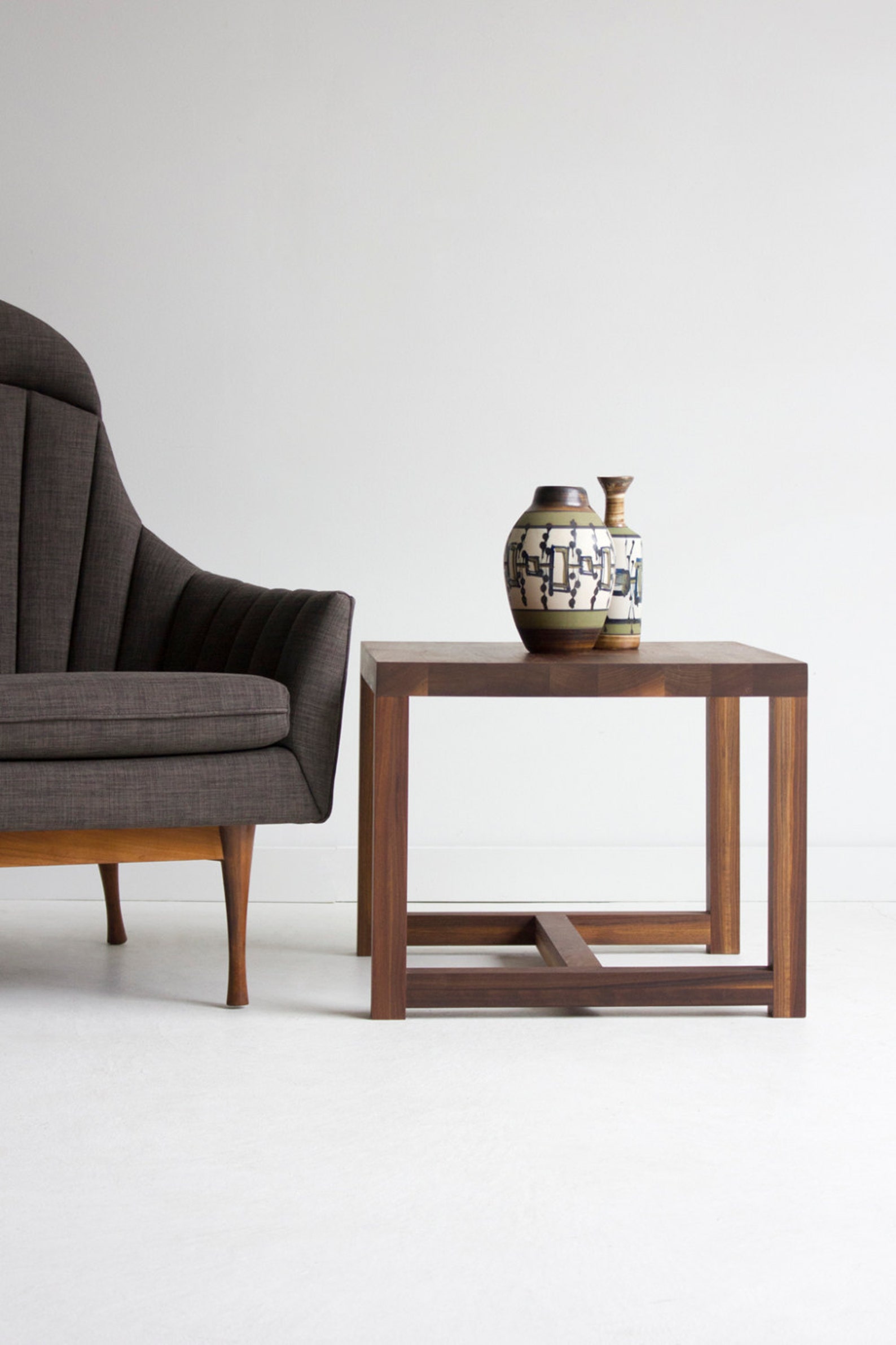 Wood Side Table FARMHOUSE STYLE DECOR Modern Farmhouse | Etsy