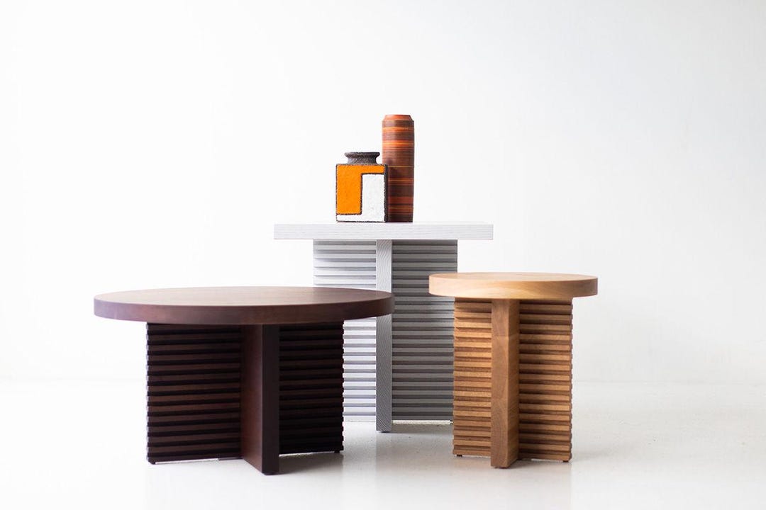 White Oak Cicely Side Table - Etsy