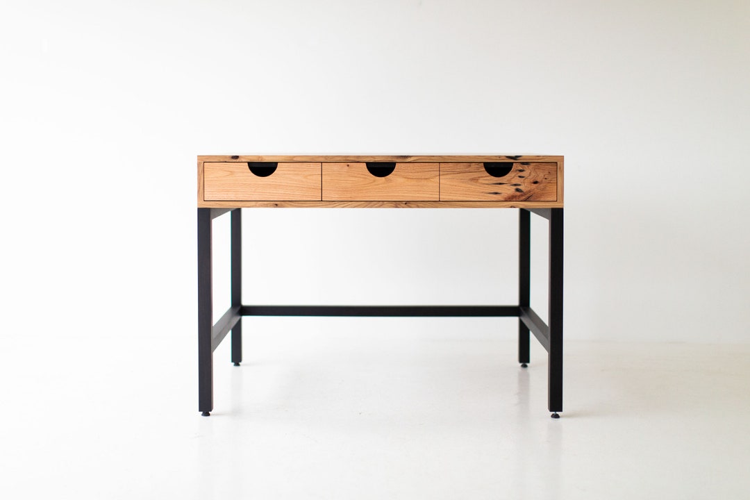 Reclaimed Oak Desk , Bureau , Modern Desk , Office Desk, Classic, Mid ...