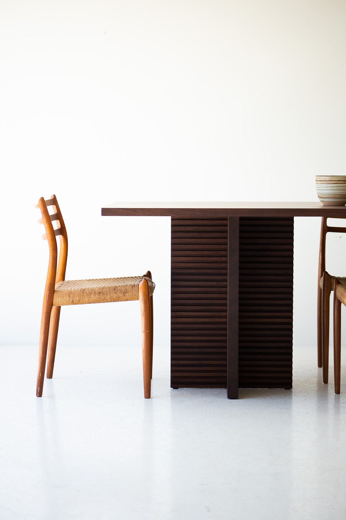 Modern Dining Table Cicely Walnut Dining Table by Bertu - Etsy