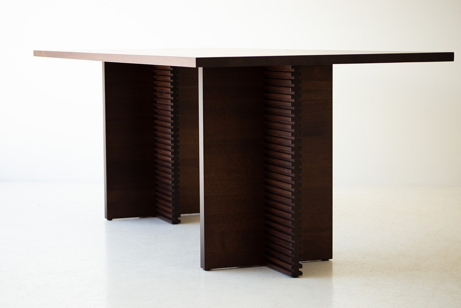 Modern Dining Table Cicely Walnut Dining Table by Bertu - Etsy