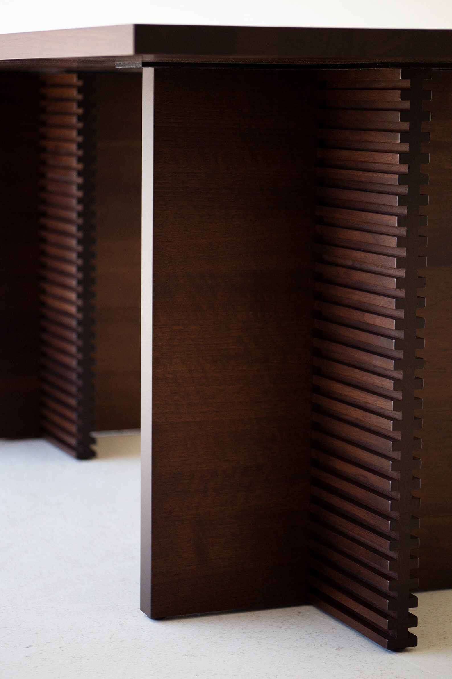 Modern Dining Table Cicely Walnut Dining Table by Bertu - Etsy