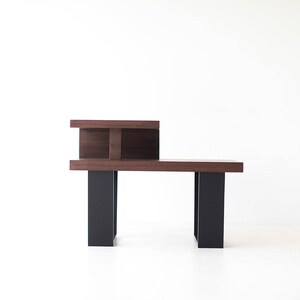 Mid Century Modern Side Table, Small Wood Side Table, Mid Century ...