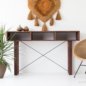 Modern Wood Console, Modern, Walnut Console,wood, Console, Wood Console ...