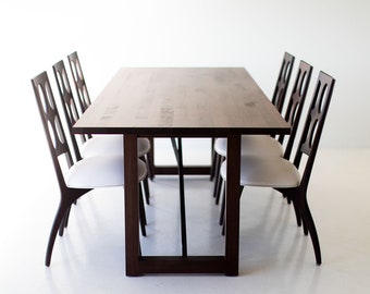 Modern Split Panel Dining Table | Etsy