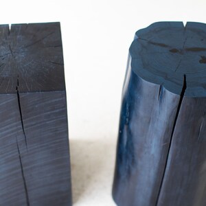Stump Table - Denim Blue - Etsy