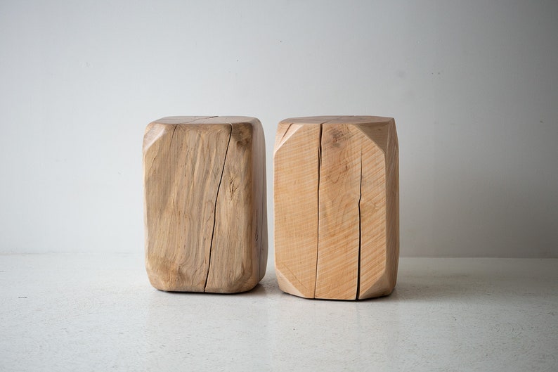 Square Tree Stump Table the DUBLIN - Etsy