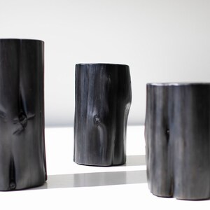 Black Stump Side Table - Etsy