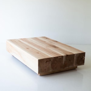 Modern Wood Beam Coffee Table - Etsy