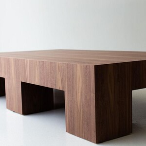 Large Mondo Coffee Table in Walnut - Etsy