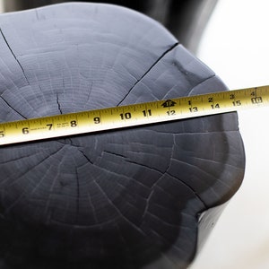 Large Outdoor Tree Stump Tables Black | Etsy