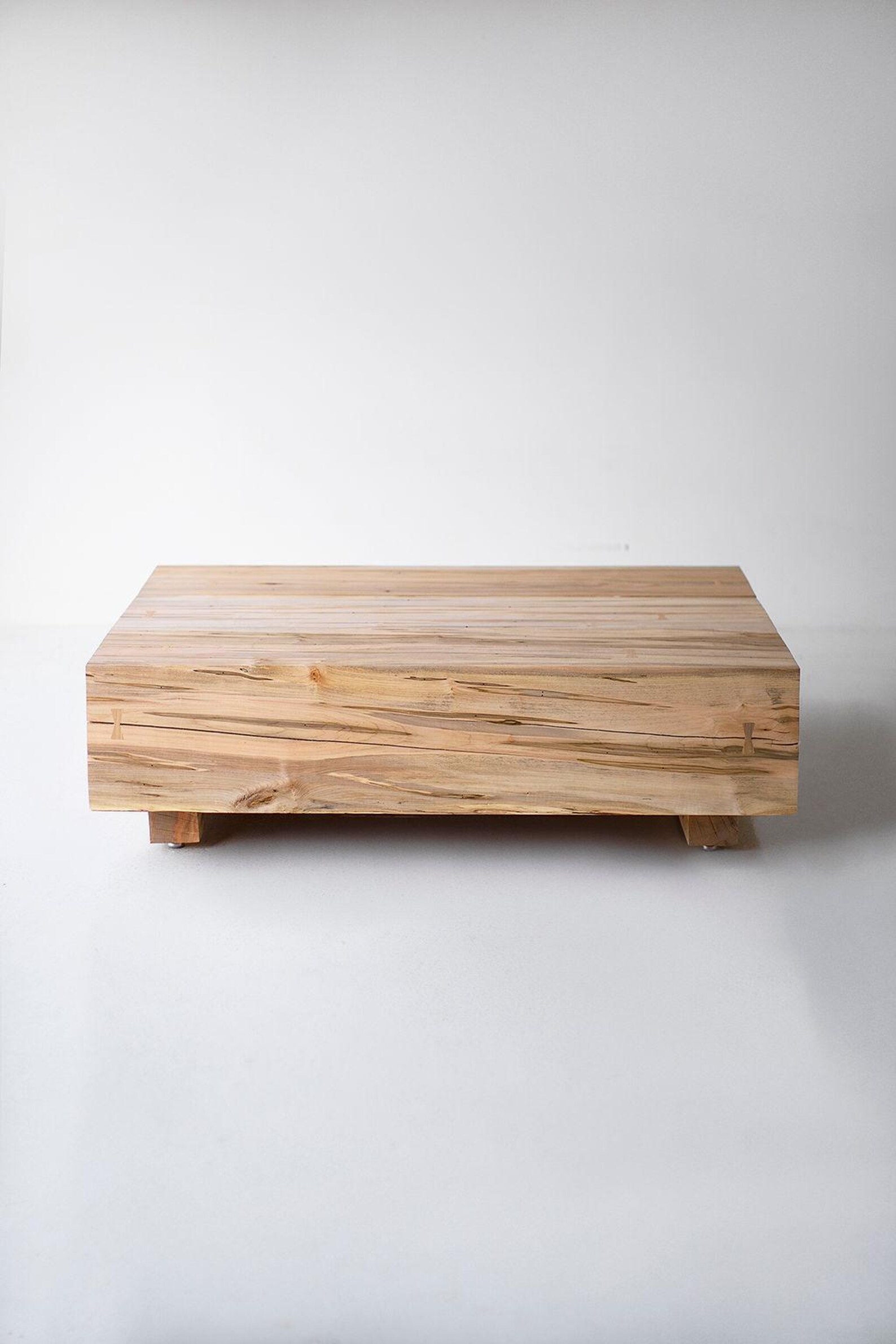 Solid Log Coffee Table - 3 Bay - Etsy