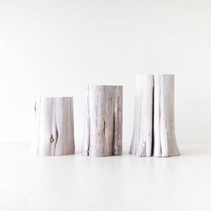 Wood Stump - Tree Stump Stand - Tree Stump Centerpiece - Tree Stump ...