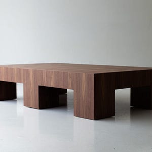 Large Mondo Coffee Table in Walnut - Etsy