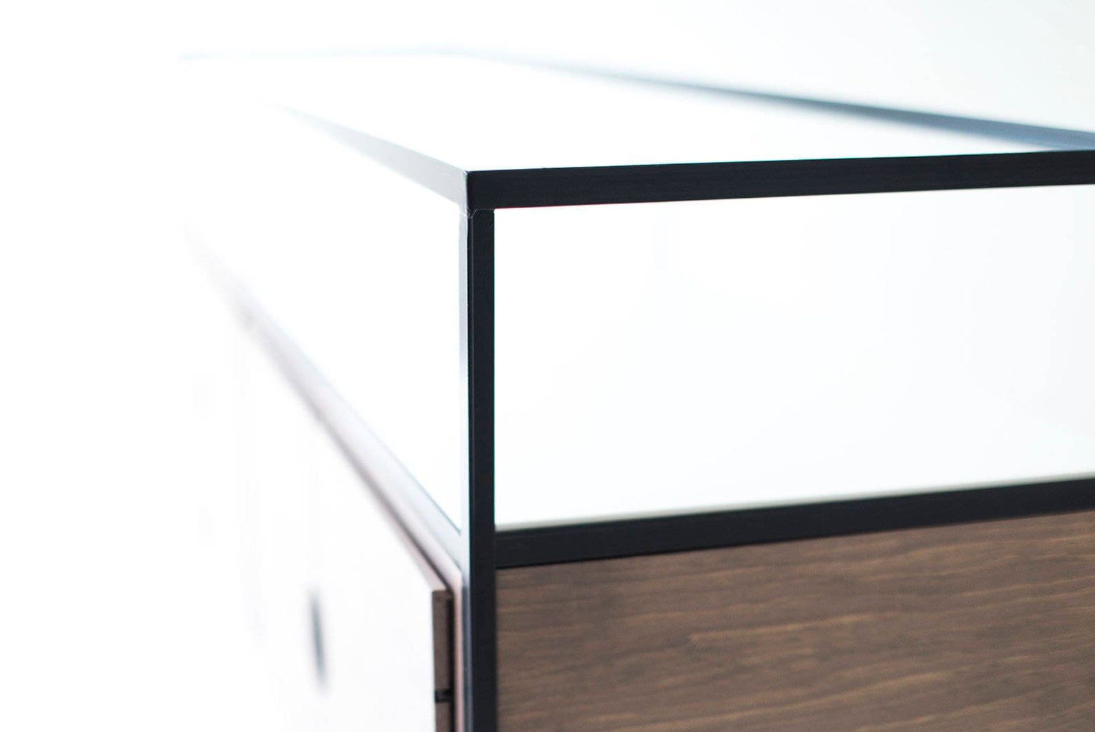Vinyl Record Storage, Console Table, Mid Century Modern Table, Mid ...
