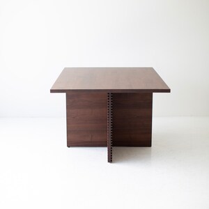 Walnut Pedestal Dining Table - the Cicely - Etsy