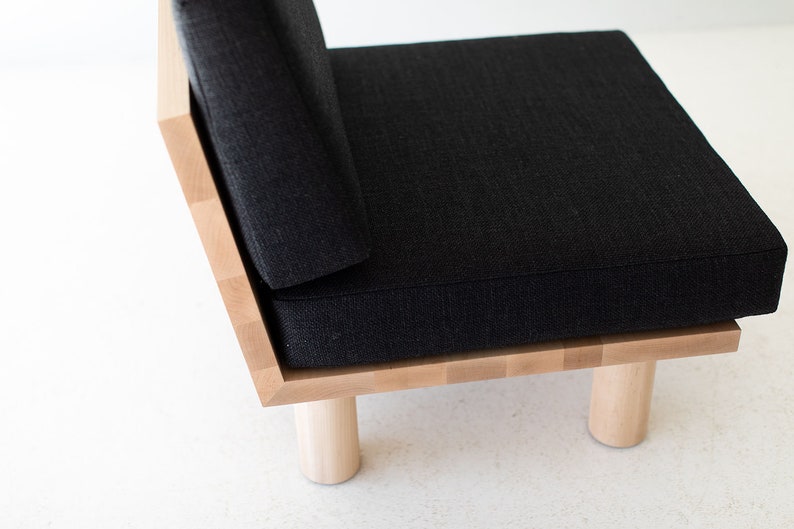 Modern Suelo Side Chair Turned Leg - Etsy