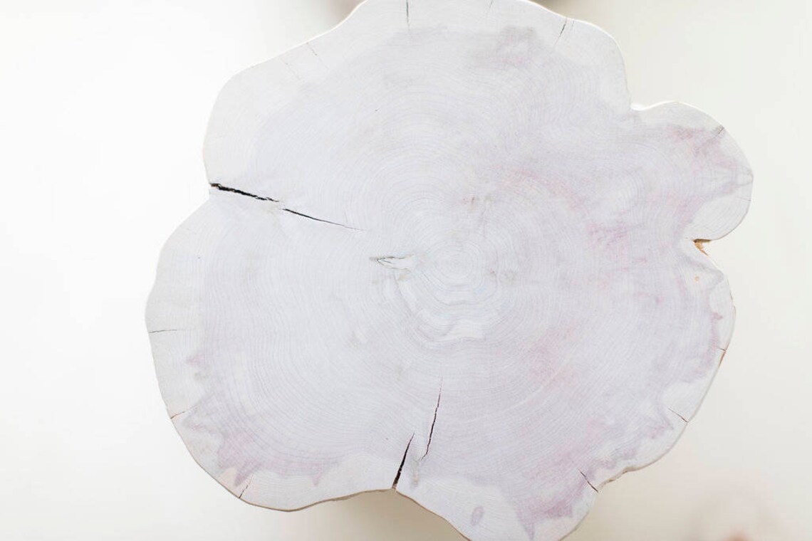 Modern Side Table Nightstand Mid Century Tree Stump Wood - Etsy