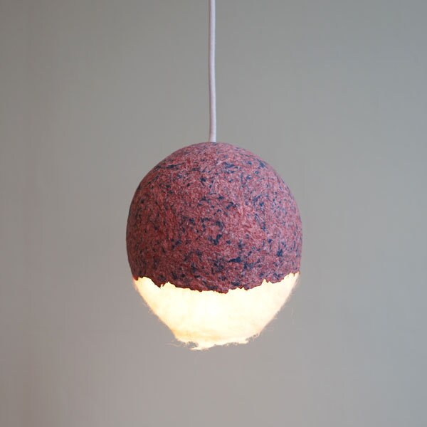 Paper Pulp Lamp - Etsy UK