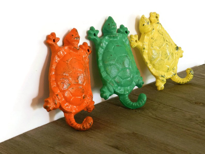 Turtle Wall Hook Key Holder for Wall Coat Hooks Turtle | Etsy