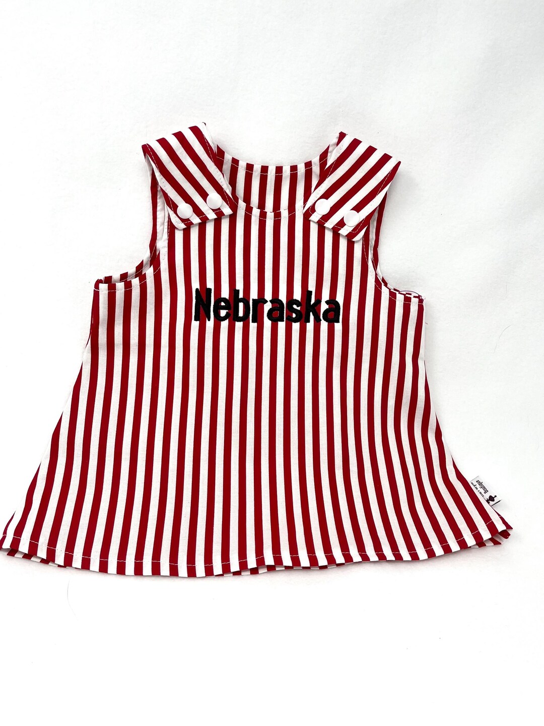 Nebraska Stripped Baby Dress - Retro Shift Dress - Toddler Dress ...