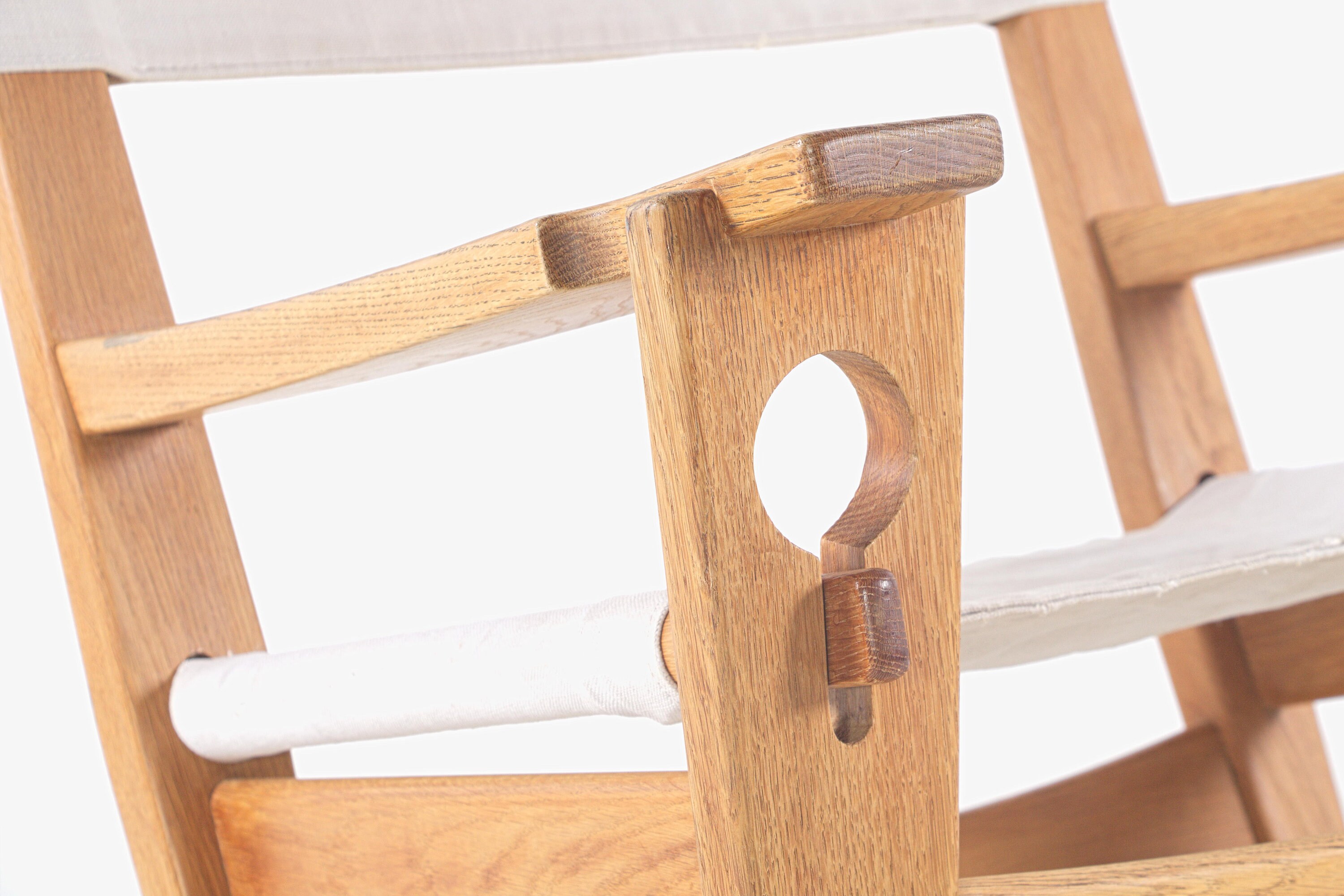 Rocking Chair Keyhole Chair by Hans Wegner for | Etsy