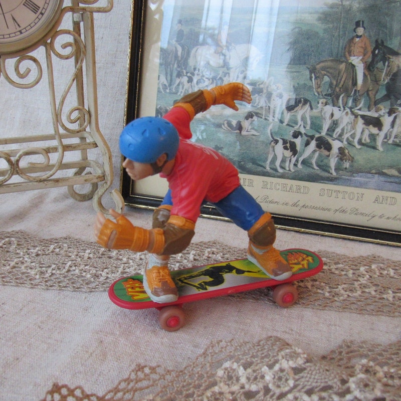 Skateboard Action Figure - Etsy