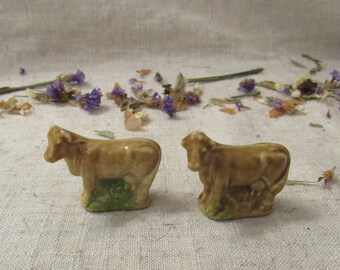 Ceramic Cow Miniature - Etsy