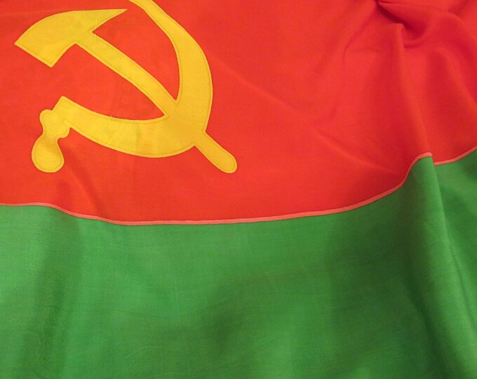 Rare Moldavian SSR Flag, Vintage Red Green Flag Soviet Moldova, Red ...