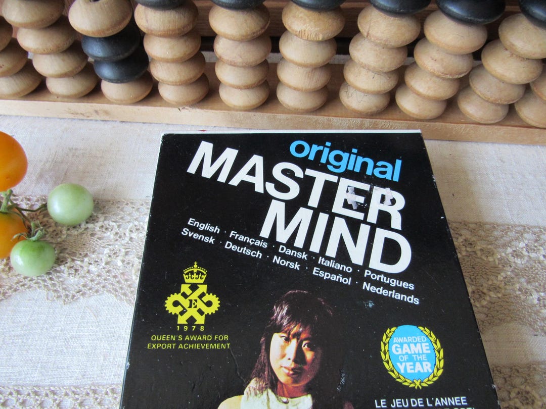 Vintage Master Mind, Master Mind Game, Table Games, Logic Game - Etsy