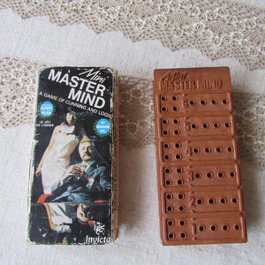 Vintage Master Mind, Mini Master Mind Game, Travel Game, 1970s Game ...