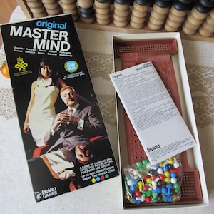 Vintage Master Mind, Master Mind Game, Table Games, Logic Game - Etsy
