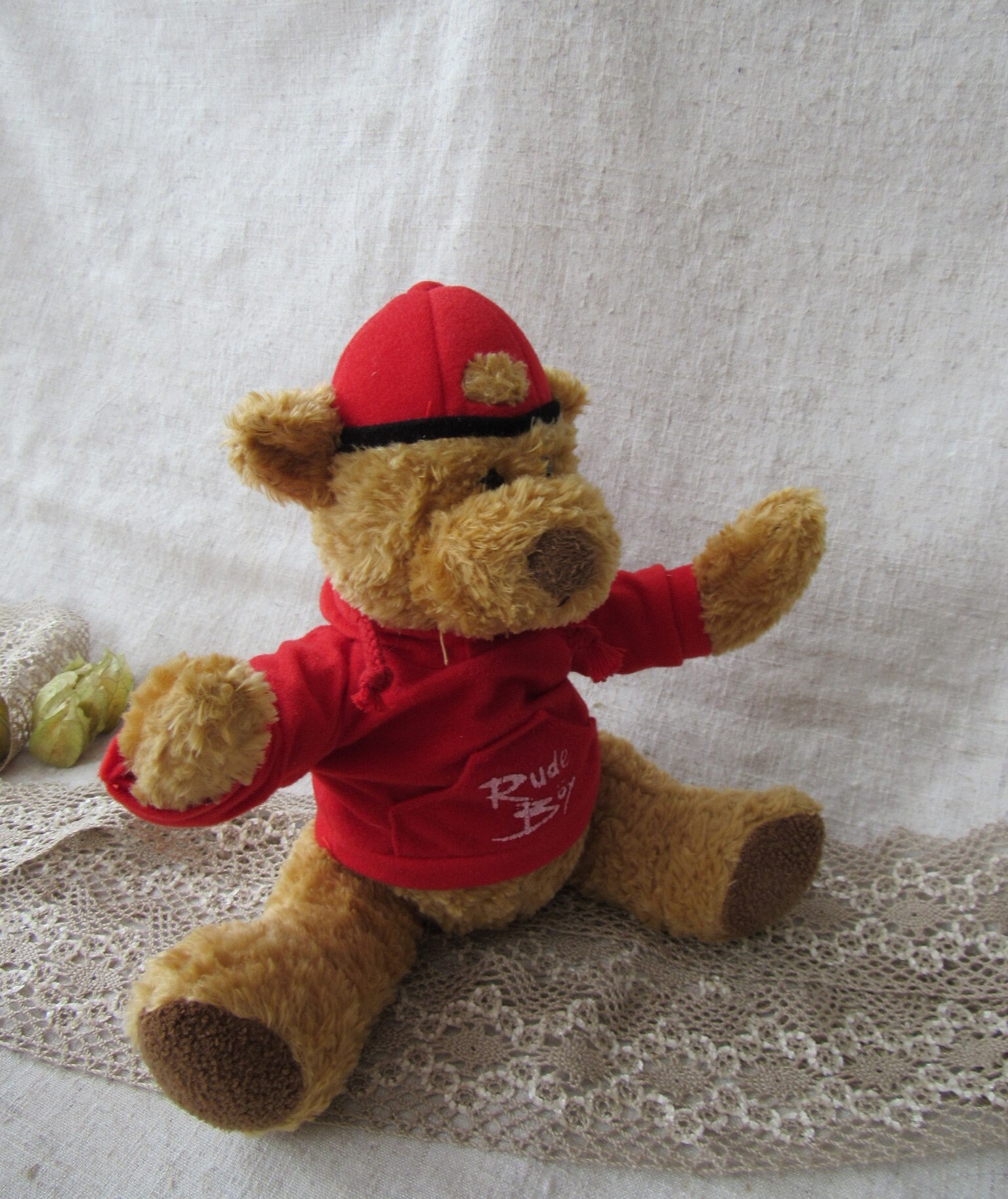 RARE Rude Boy Teddy Bear: Vintage Plush Toy (22cm) - Etsy