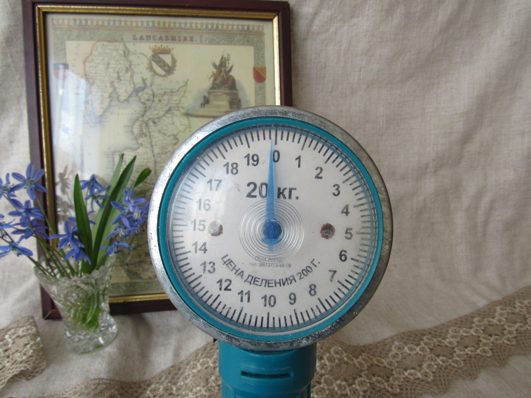 Vintage Scales, Metal Hand Weights, USSR Balance Scale, Soviet Vintage ...