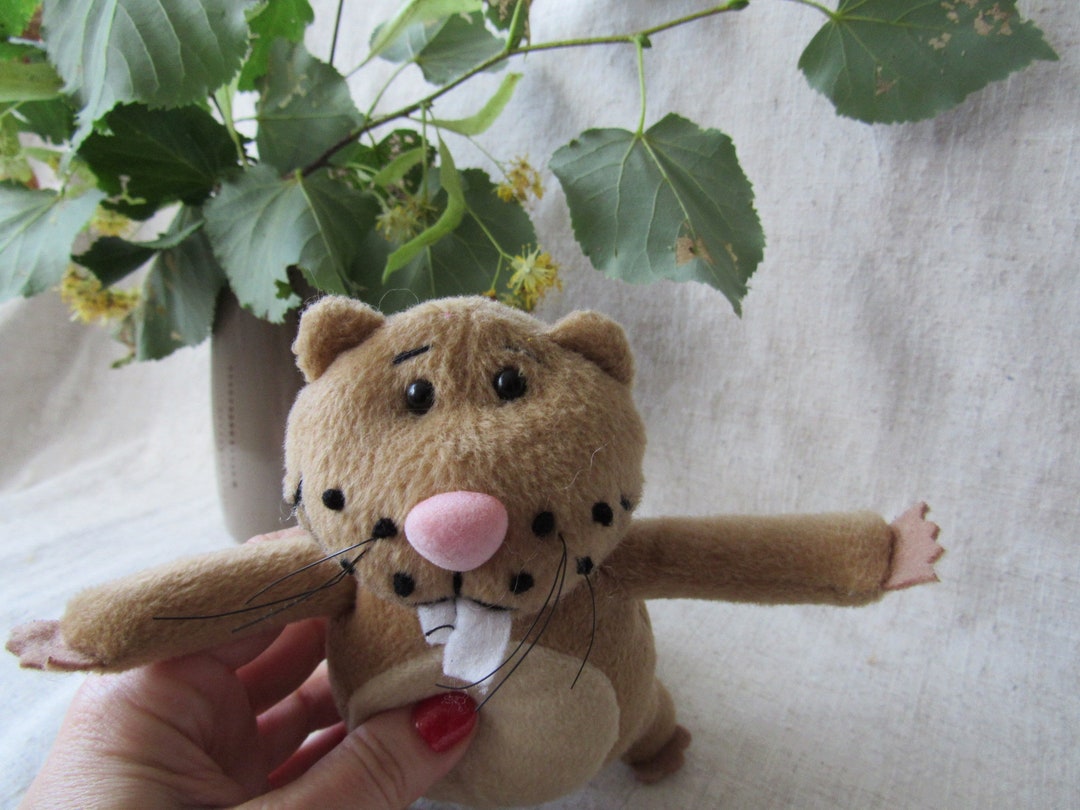 Vintage Beaver, Beaver Soft Toy, Funny Beaver - Etsy