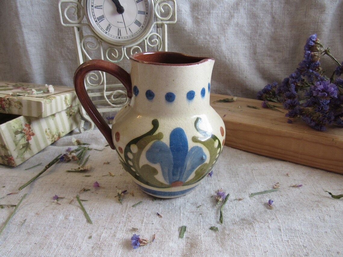 Vintage Devon pottery jug with title Drink like a fish | Etsy