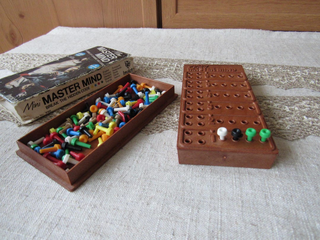 Vintage Master Mind, Mini Master Mind Game, Travel Game, 1970s Game ...