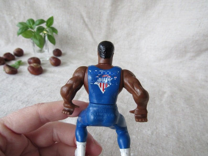 American Gladiator Blue Challenger, 1991 Goldwin Figurine - Etsy