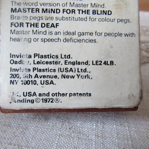 Vintage Master Mind, Mini Master Mind Game, Travel Game, 1970s Game ...