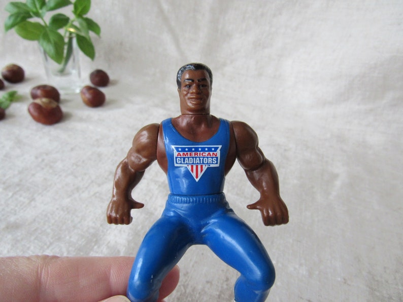 American Gladiator Blue Challenger, 1991 Goldwin Figurine - Etsy