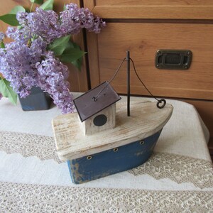 Wood Ship, Ship Decor, Seaside Decor, Handmade Ship, Wooden Boat - Etsy