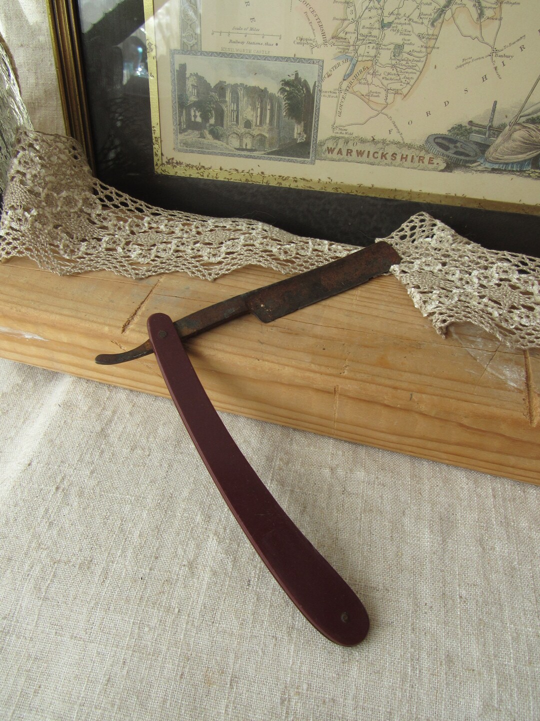 Vintage Straight Razor, Manual Razor, Soviet Vintage Blade Razor, USSR ...