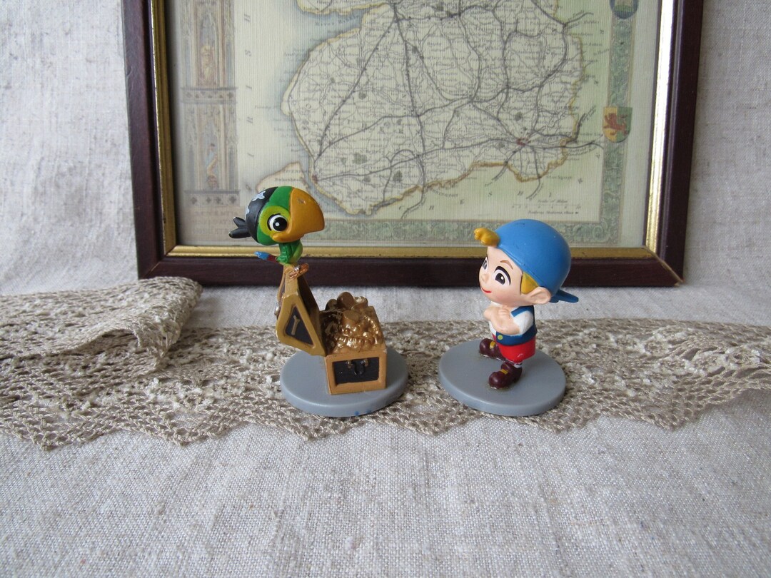 Jake and the Neverland Pirates Cake Topper, Cubby Cake Topper, Skully ...