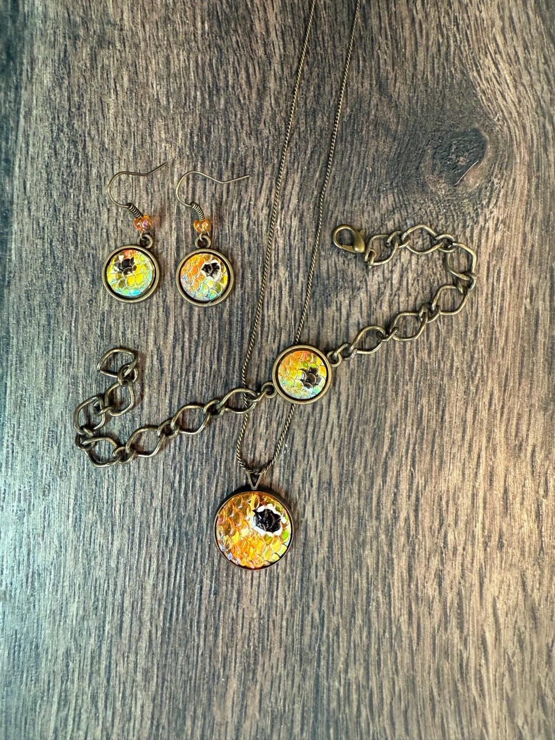 Redfish Necklace Set, Redfish Earrings, Redfish Jewelry, Red Drum ...