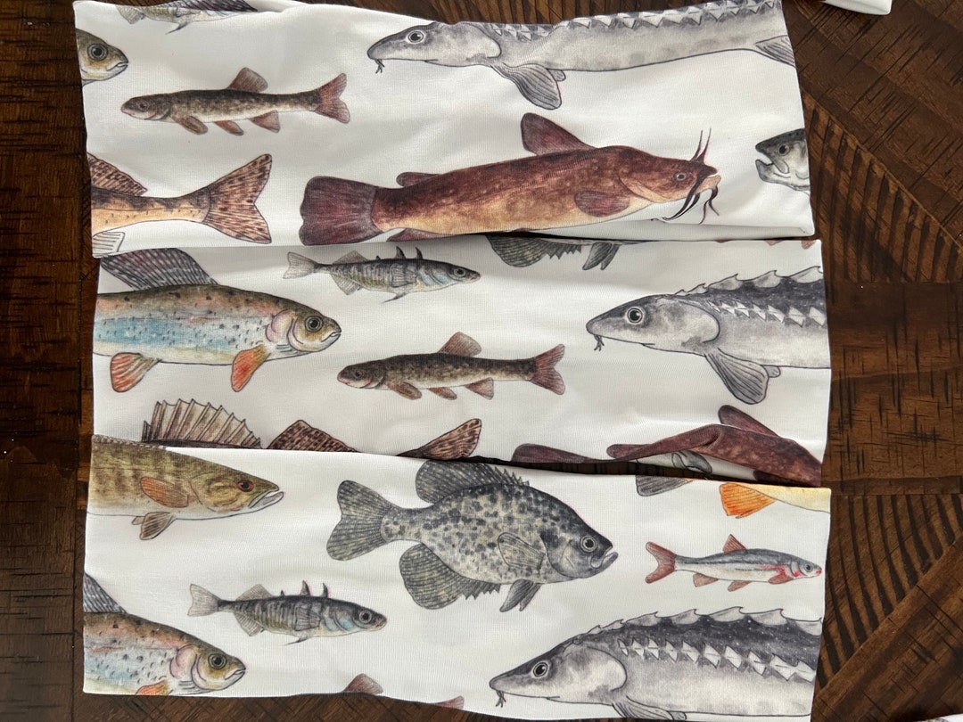 Freshwater Fish, Freshwater Fish Headband, Bluegill, Catfish, Trout ...