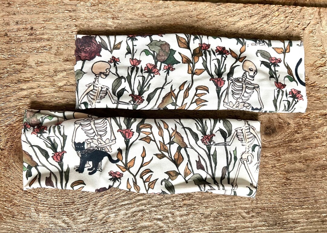 Halloween Headband, Halloween Cat Headband, Cat Headband, Skeleton ...