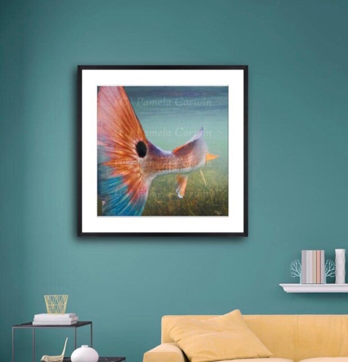 Bull Redfish Art: Redfish Painting Print Red Drum Print - Etsy