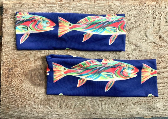 Redfish Headband Red Drum Headband Bull Redfish Fishing - Etsy